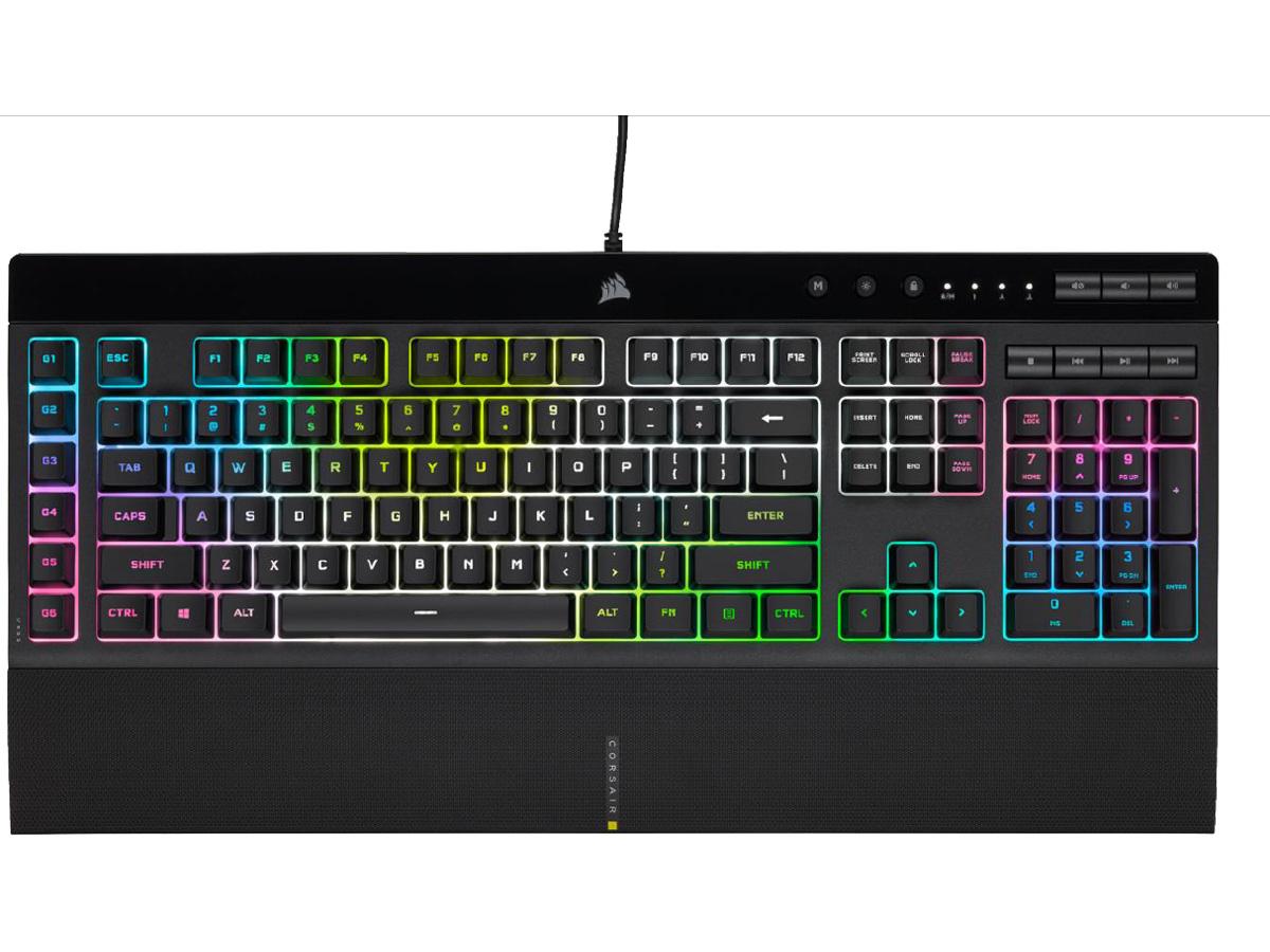 CORSAIR K55 RGB PRO XT GAMING KEYBOARD, BACKLIT RGB LED, BLACK – R Tech ...